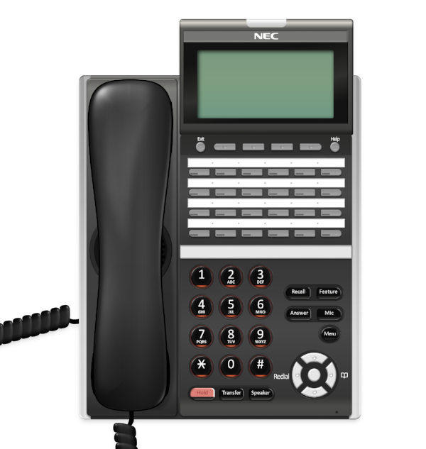 NEC handset user guide